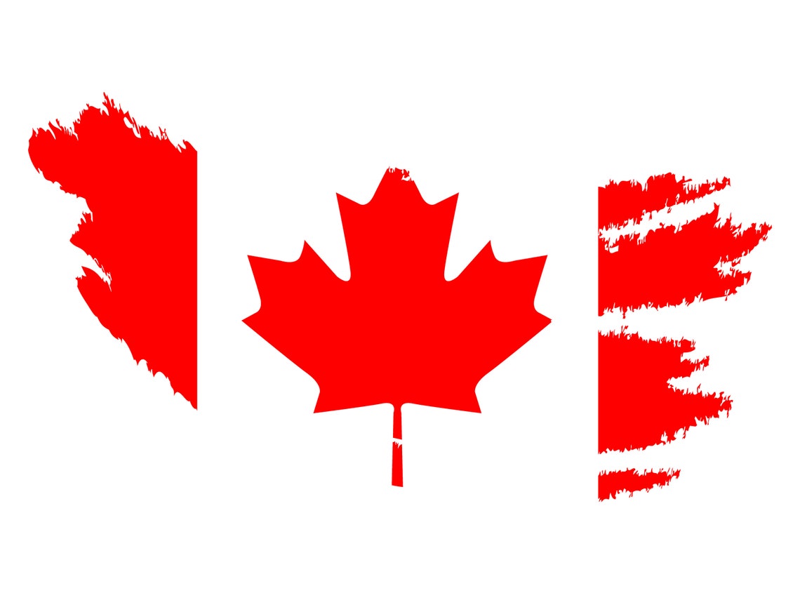 Distressed Canada Flag Svg Maple Leaf Svg Canada Patriotic - Etsy