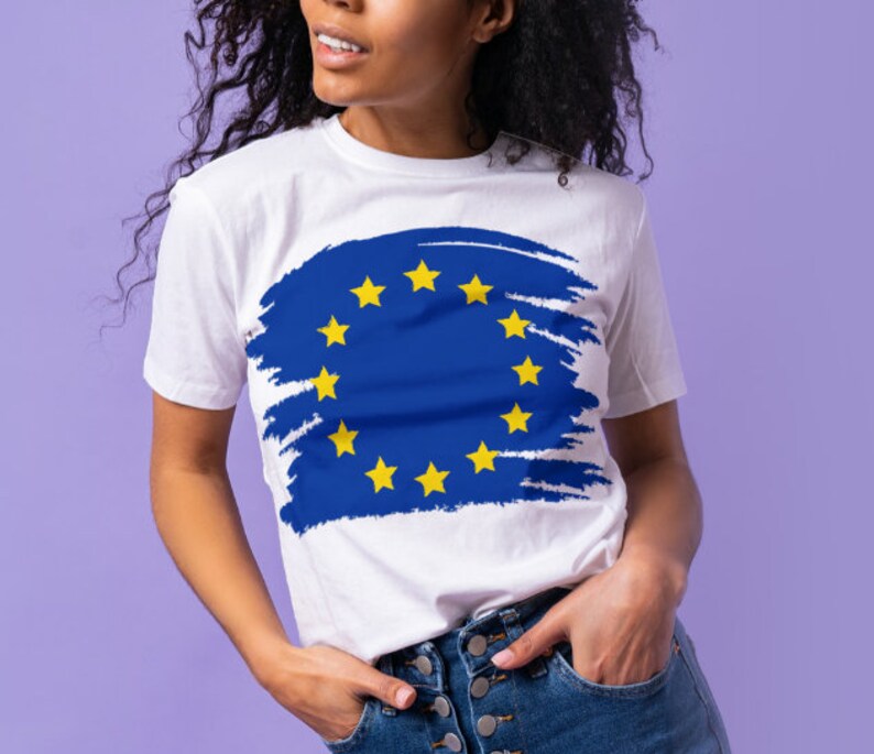 Europe Flag Svg, Distressed EU Flag Svg, European Union Flag Svg, EU ...