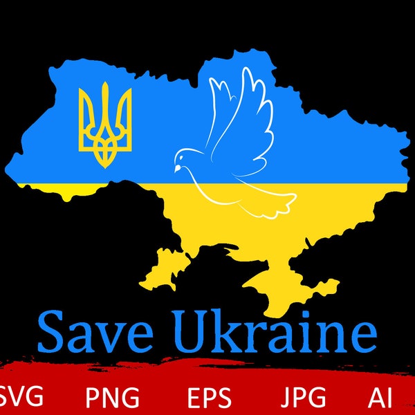 Ukraine Map Stencil - Etsy