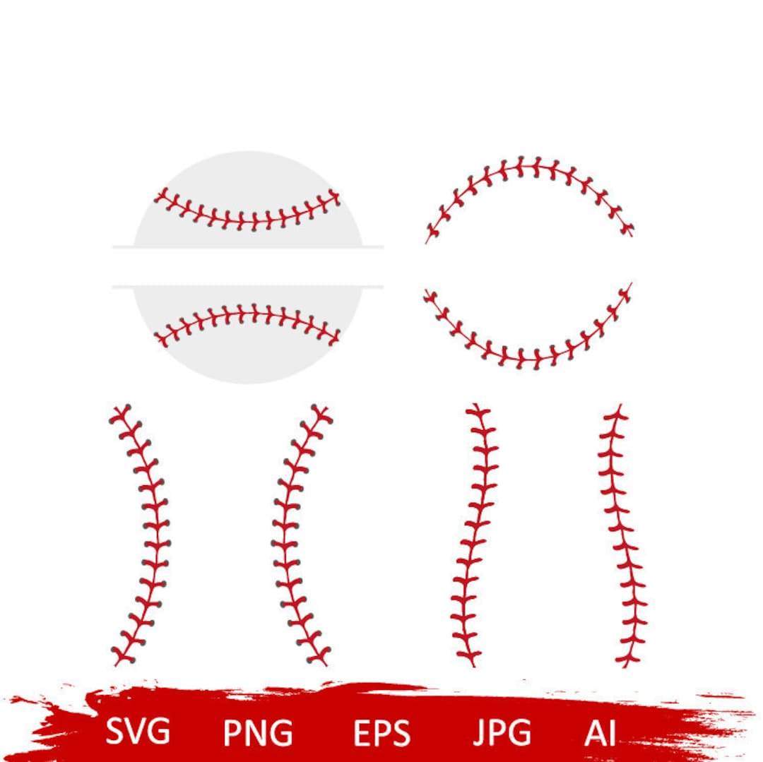 Baseball Svg,baseball Stitches Svg,baseball Monogram Svg,softball Svg ...