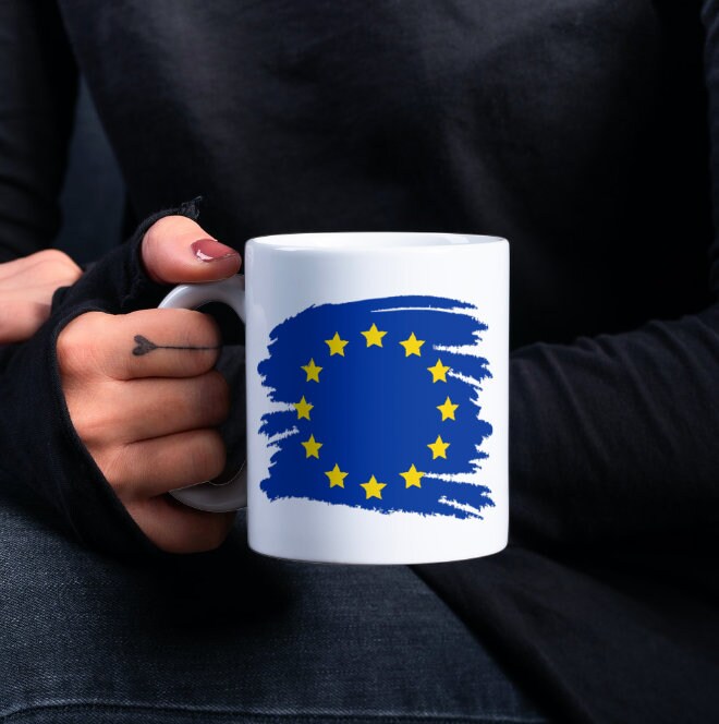 Europe Flag Svg, Distressed EU Flag Svg, European Union Flag Svg, EU ...