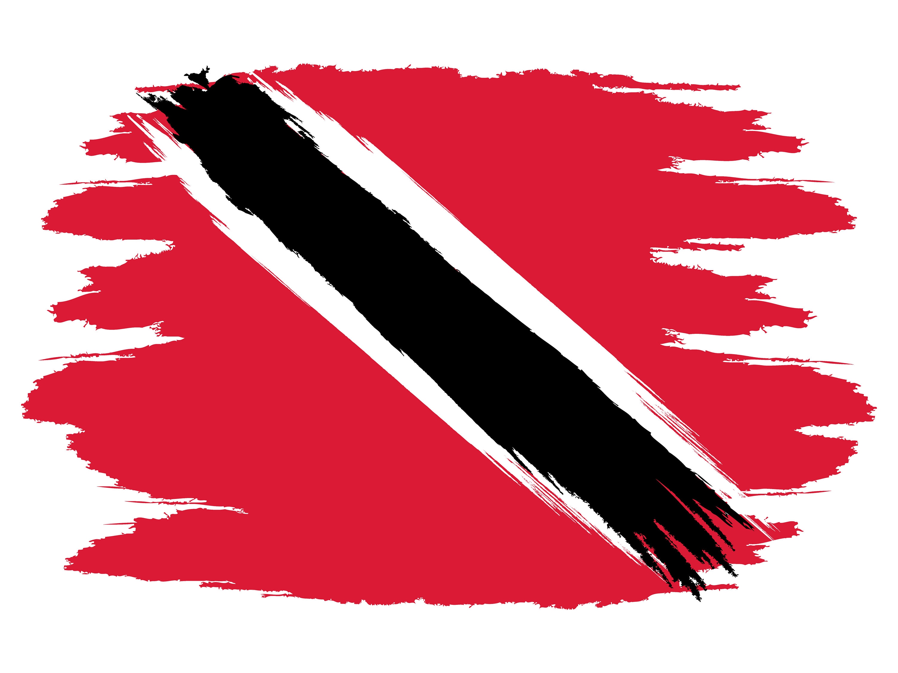 Trinidad and Tobago Flag Svg Distressed Trinidad and Tobago - Etsy