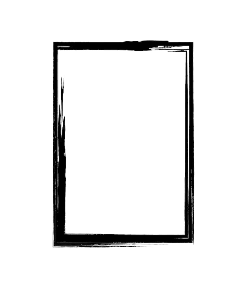Grunge Frame Svg, Distressed Frame Svg, Png, Square Frame Svg, Frame ...