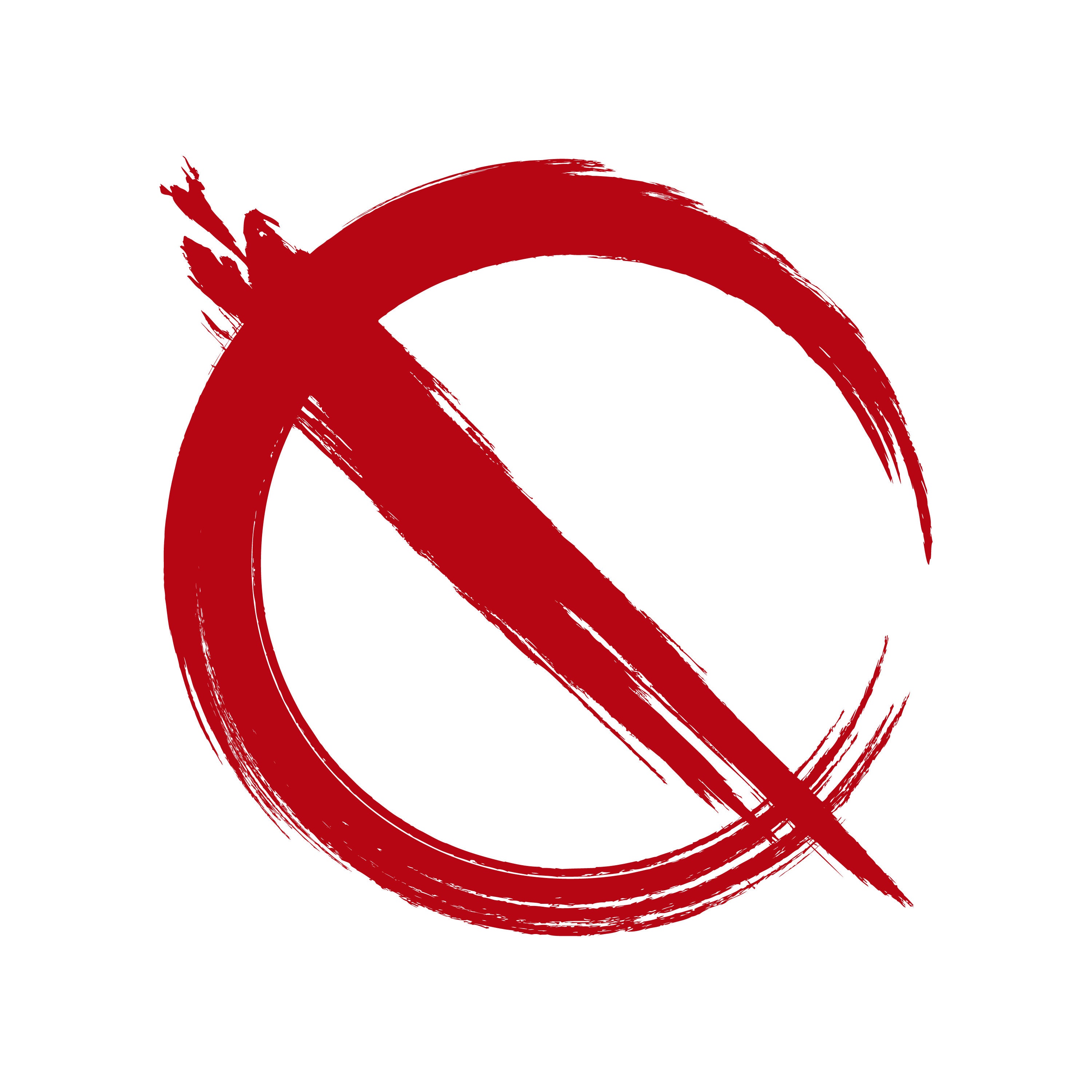 Red Circle No Symbol