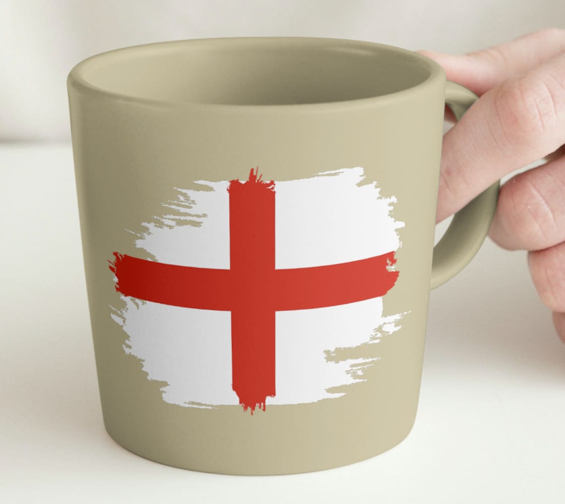 Distressed England Flag Svg National English Flag English | Etsy