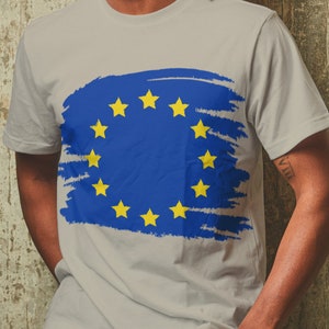 Europe Flag Svg, Distressed EU Flag Svg, European Union Flag Svg, EU ...