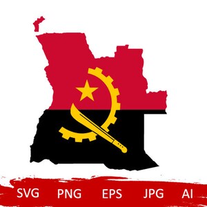 Angola Border Svg,angola Flag Shirt,angola Clipart,angola Coat of Arms ...
