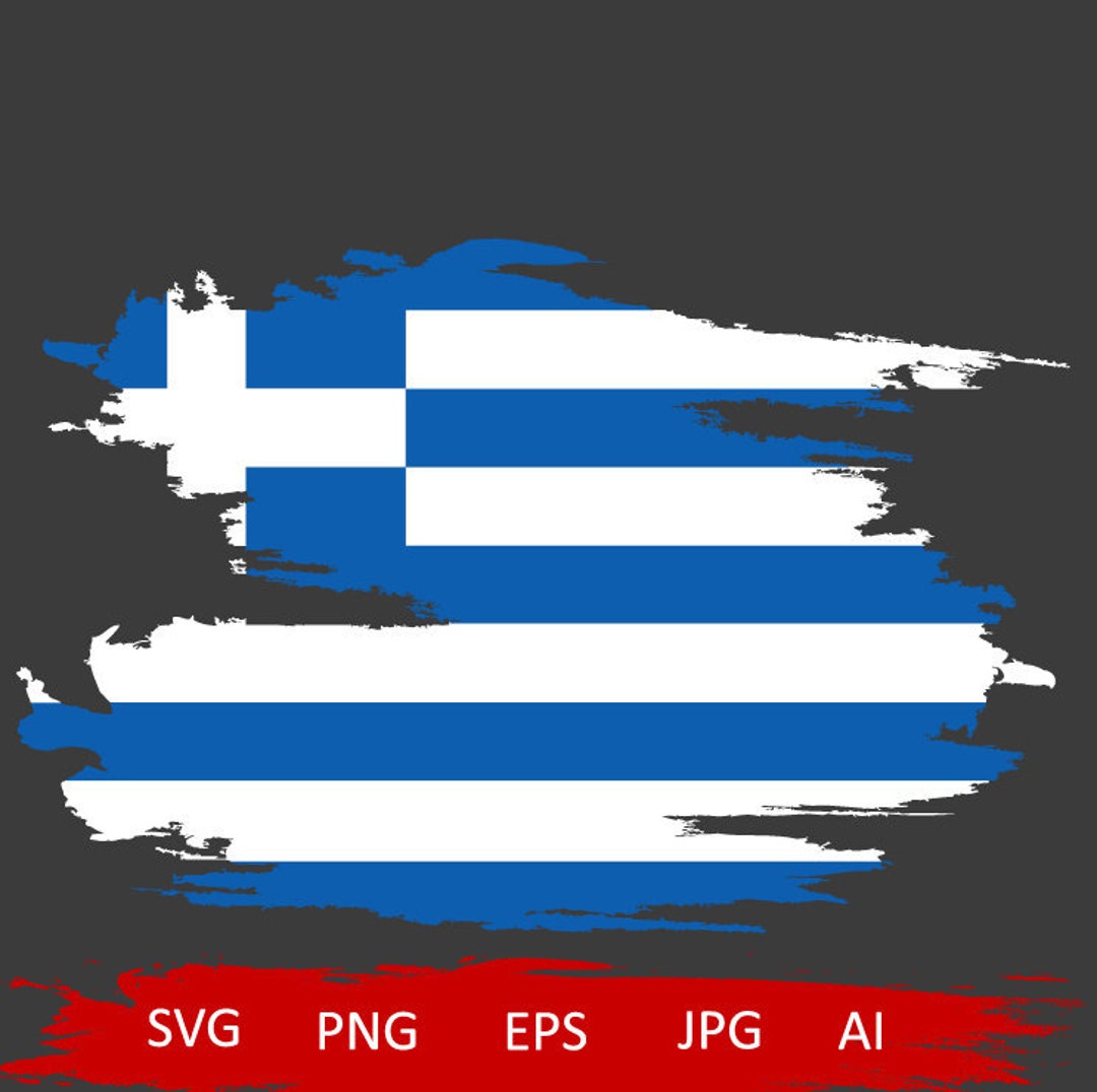 Distressed Greece Flag Svg,greek Flag Svg,greece Flag Clipart,greece ...