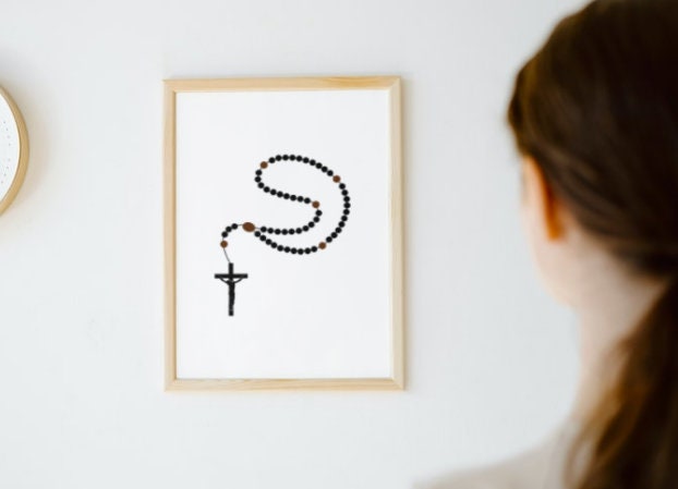 Rosario svg oración svg religión svg cruz svg fe svg - Etsy México