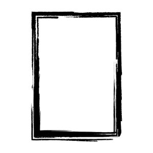 Grunge Frame Svg, Distressed Frame Svg, Png, Square Frame Svg, Frame ...