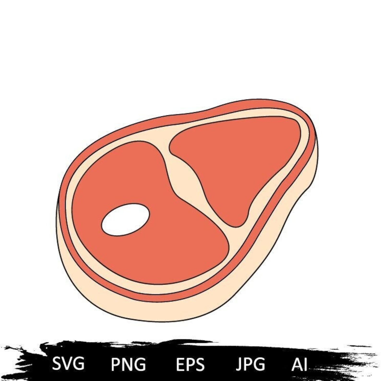 Steak Svg Meat Png Steak Cut File Steak Silhouette Steak - Etsy