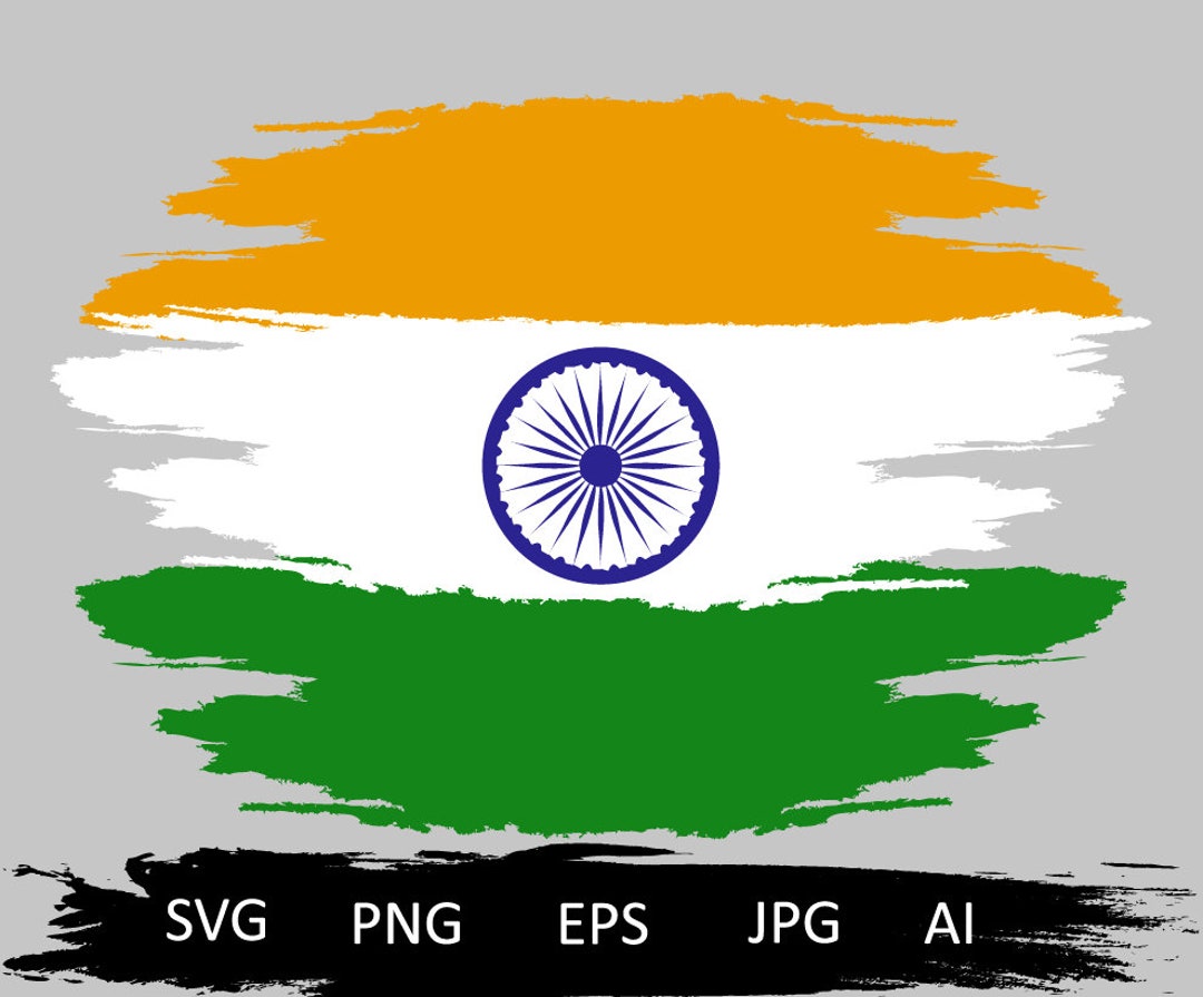 India Flag Svg, Distressed Indian Flag Svg, India Flag Svg File,india ...