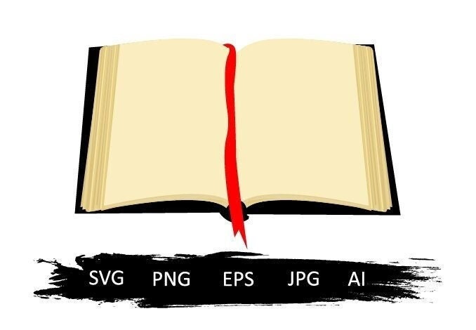 Book Svg, Reading Svg, Open Book Svg, Literature Svg, Library Svg ...
