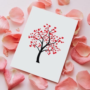 Tree With Heart Svg,valentine Tree Svg,love Tree Svg,valentines Day Svg ...