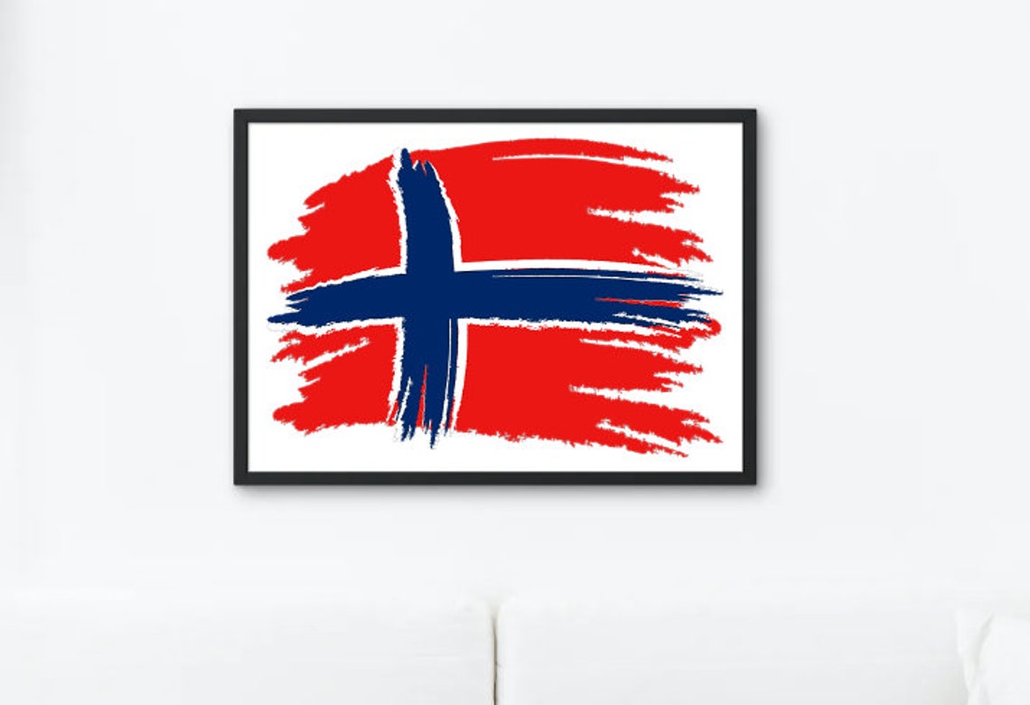 Distressed Norway Flag Svg Norwegian Flag Svg Norway Flag - Etsy