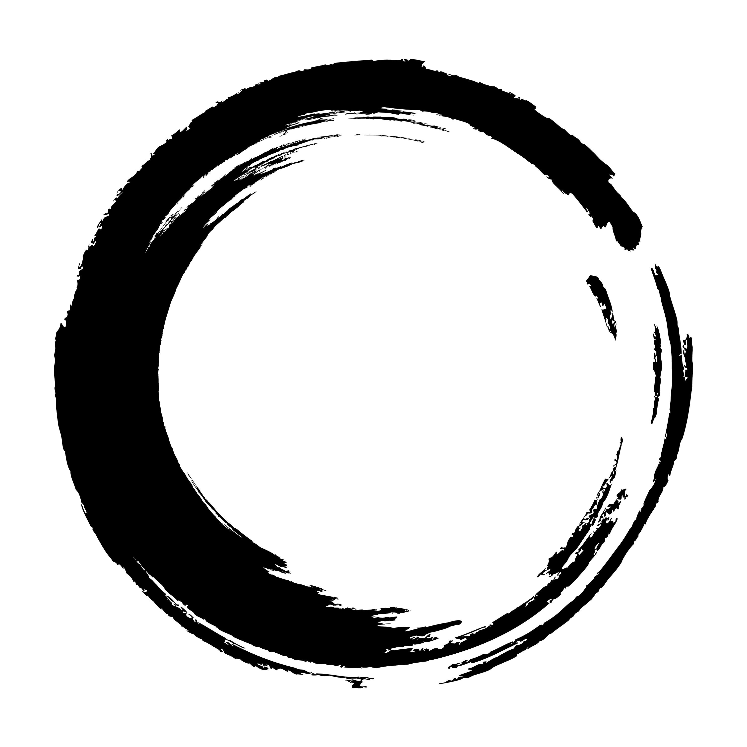 Distressed Circle Svggrunge Frame Svggrunge Circles - Etsy