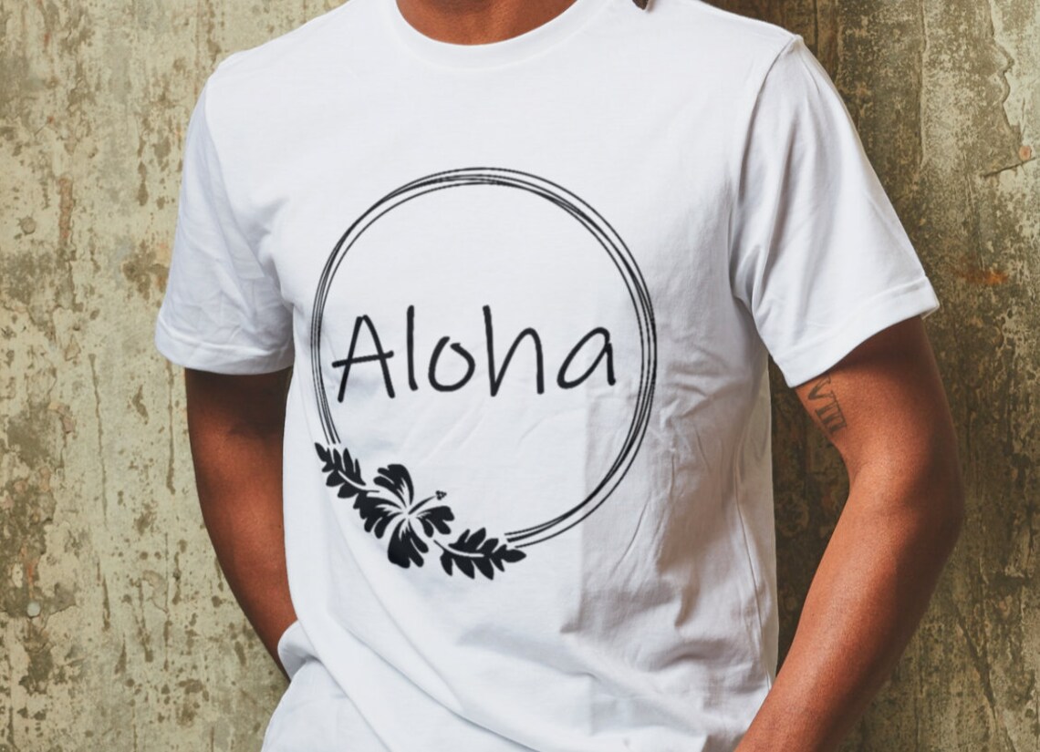 Hibiscus Flower Svg Circle Frame Svg Frame Svg Monogram | Etsy