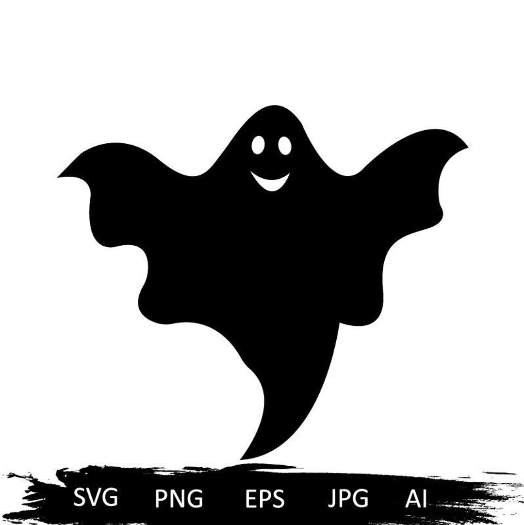 Ghost Svg, Halloween Svg, Simple Ghost Svg, Spooky Svg, Cute Ghost Svg ...
