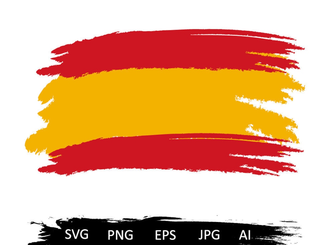 Flag Spain Svg,spain Country Svg,spanish Nation Flag Svg,spain Flag ...