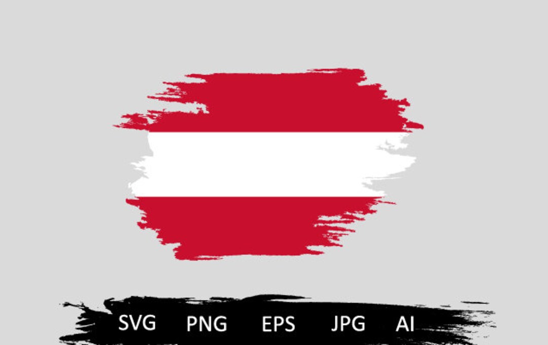 Austria Flag Svg,austria Flag Shirt,austria Clipart,austria Coat of ...