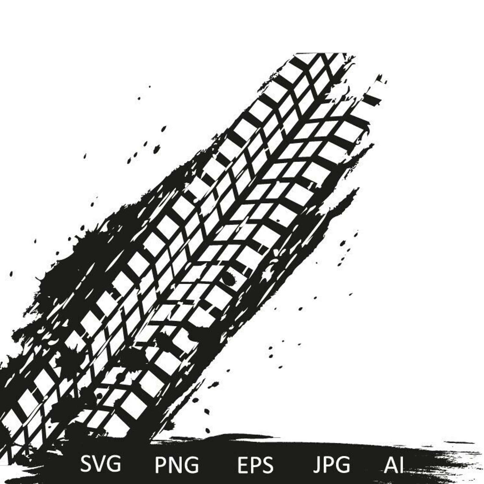 Mudding Svg File, Tire Track Svg, Mud Svg,country Svg File,tire Track ...
