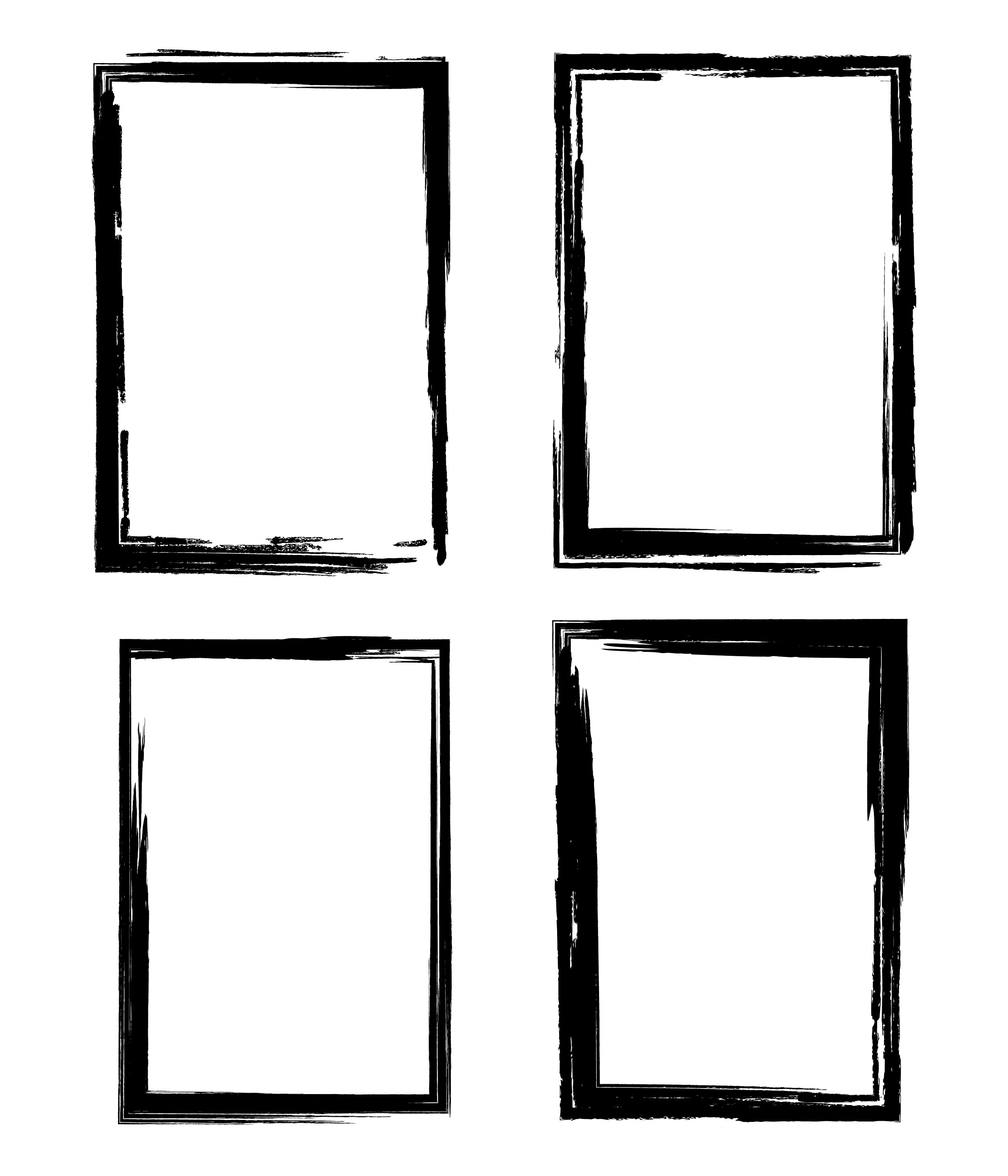 Grunge frame svg distressed frame svg png square frame svg | Etsy