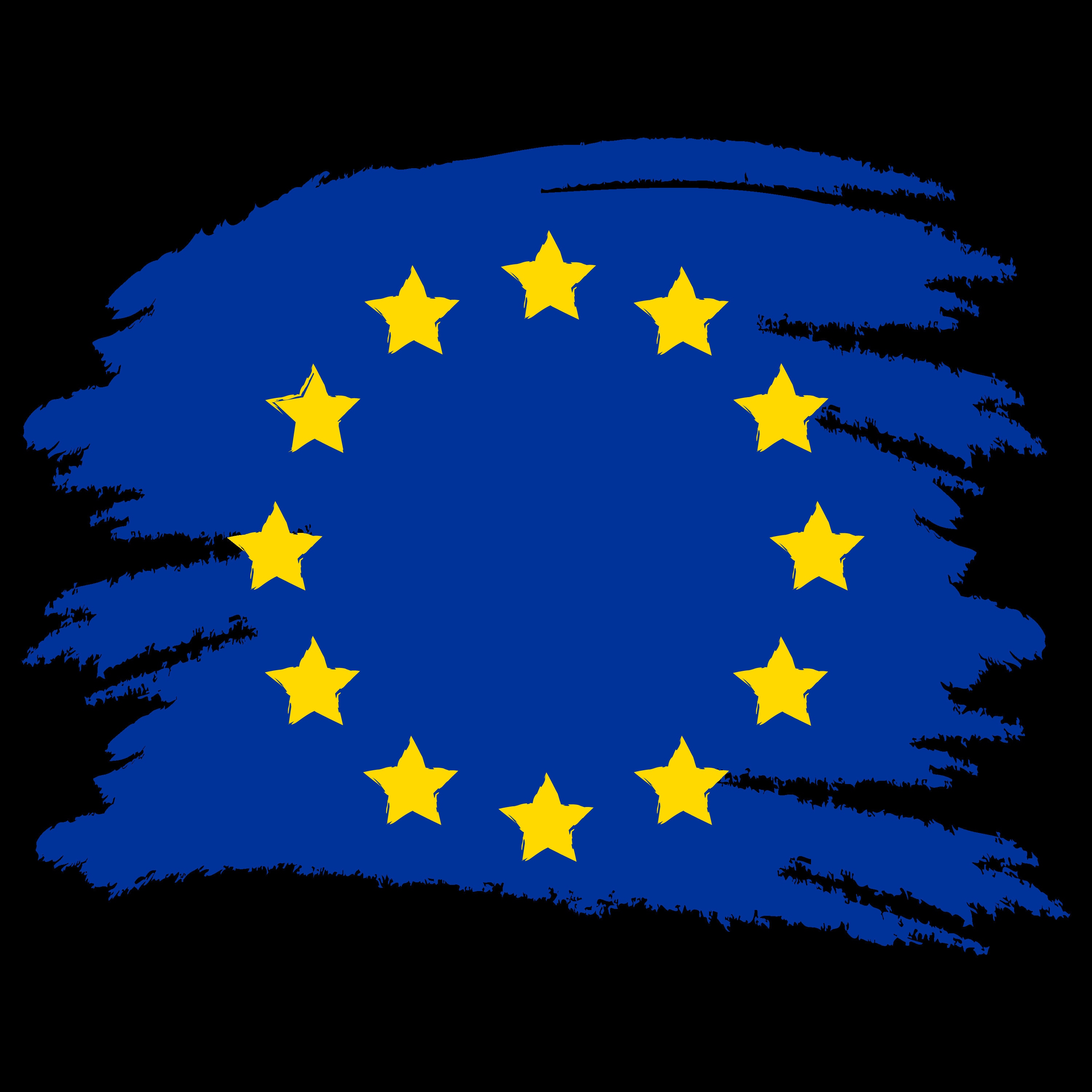 Europe Flag Svg Distressed EU Flag Svg European Union Flag | Etsy