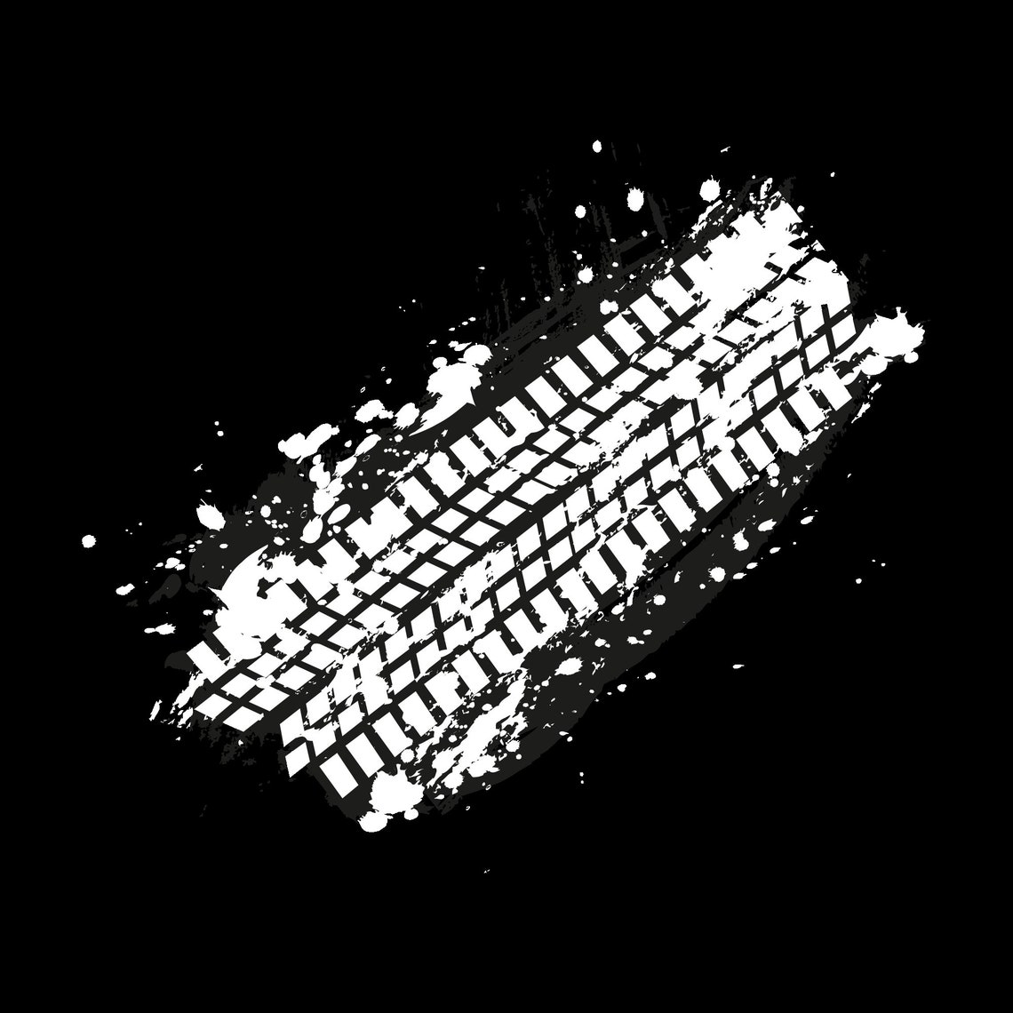 Tire Track Svg Tyre Tracks Svg File Car Wheel Tire Print - Etsy