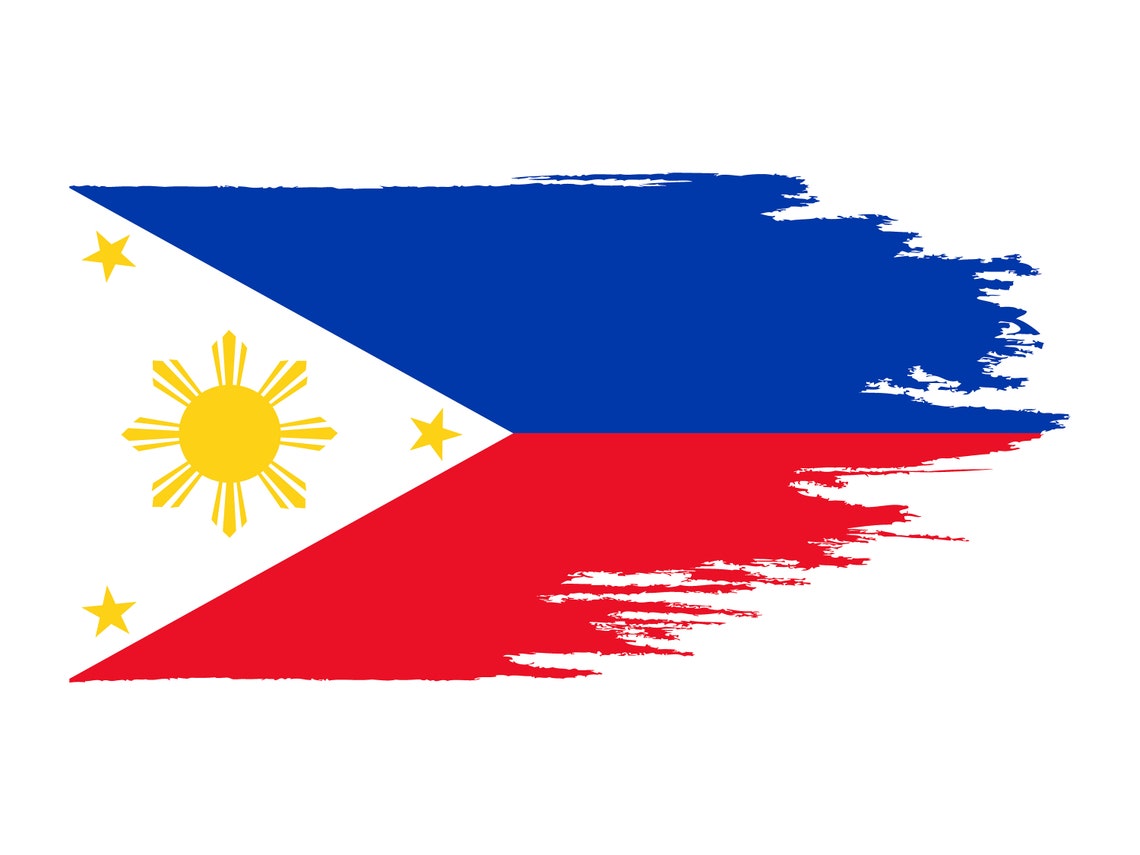 Distressed Philippines Flag Svg Filipino Flag Shirtfilipino | Etsy
