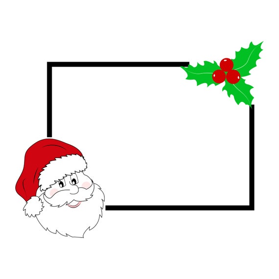 Christmas Santa Borders And Frames