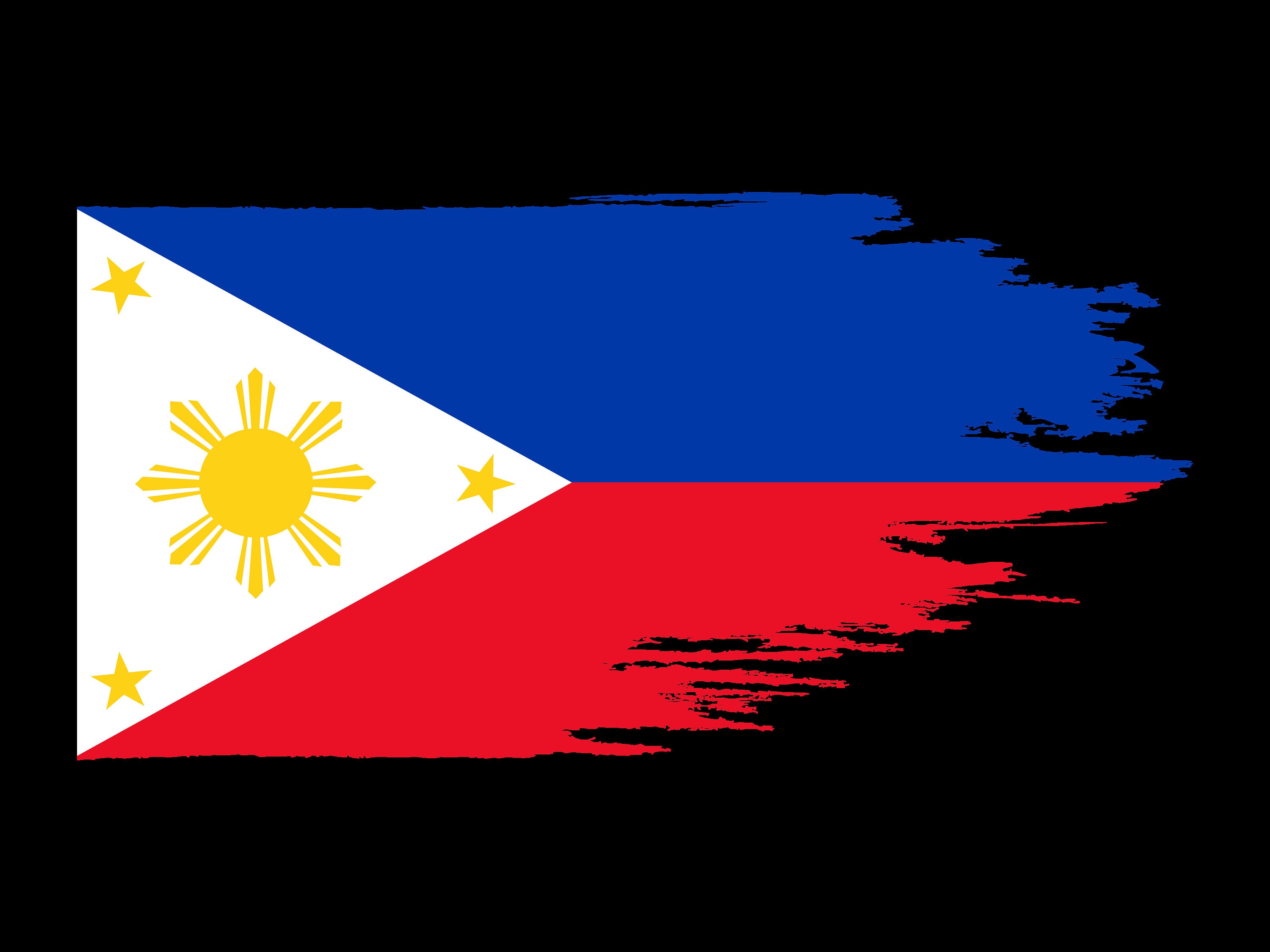 Distressed Philippines Flag Svg Filipino Flag Shirtfilipino | Etsy