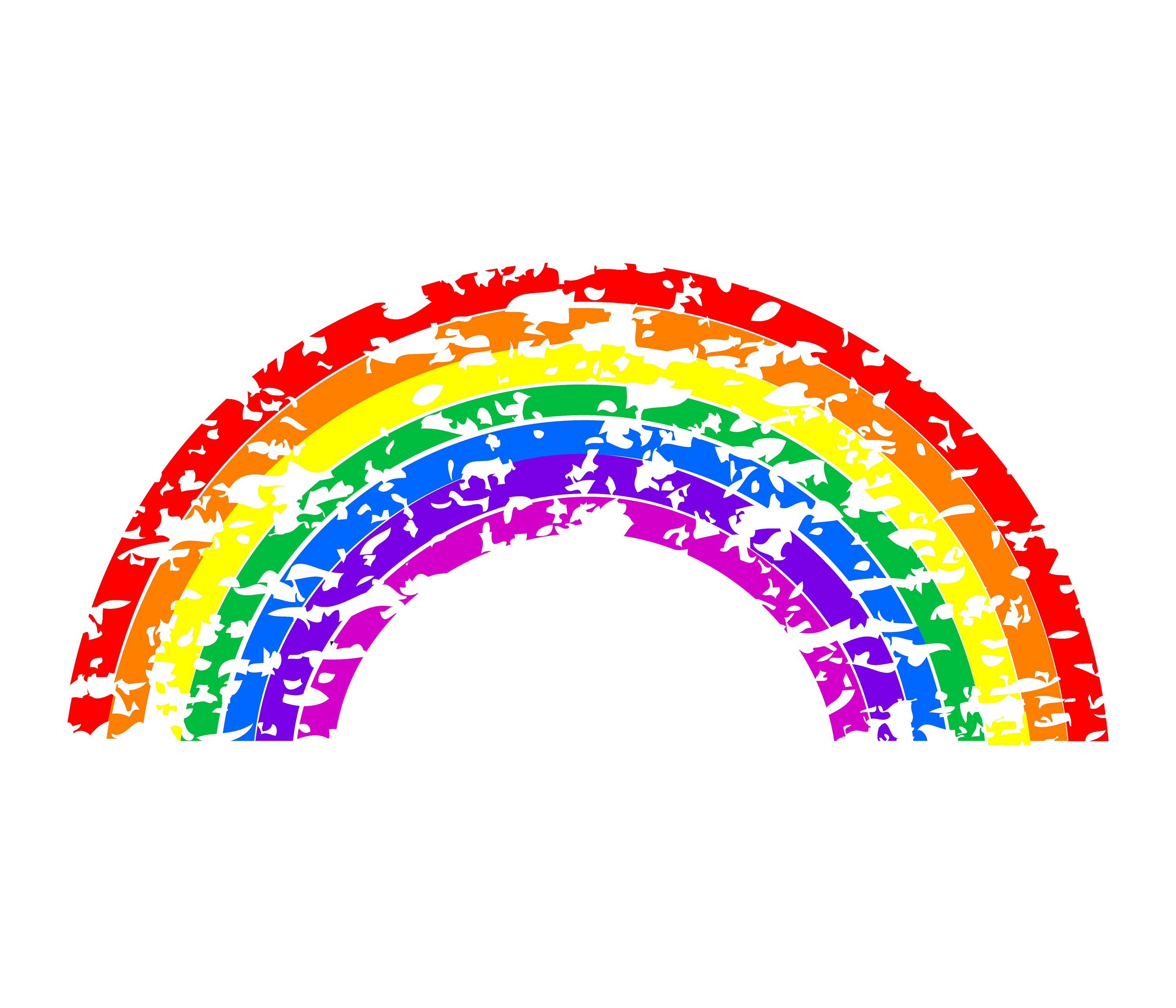 Distressed Rainbow SVG, Rainbow Bundle Svg,grunge Rainbow Svg,rainbow ...