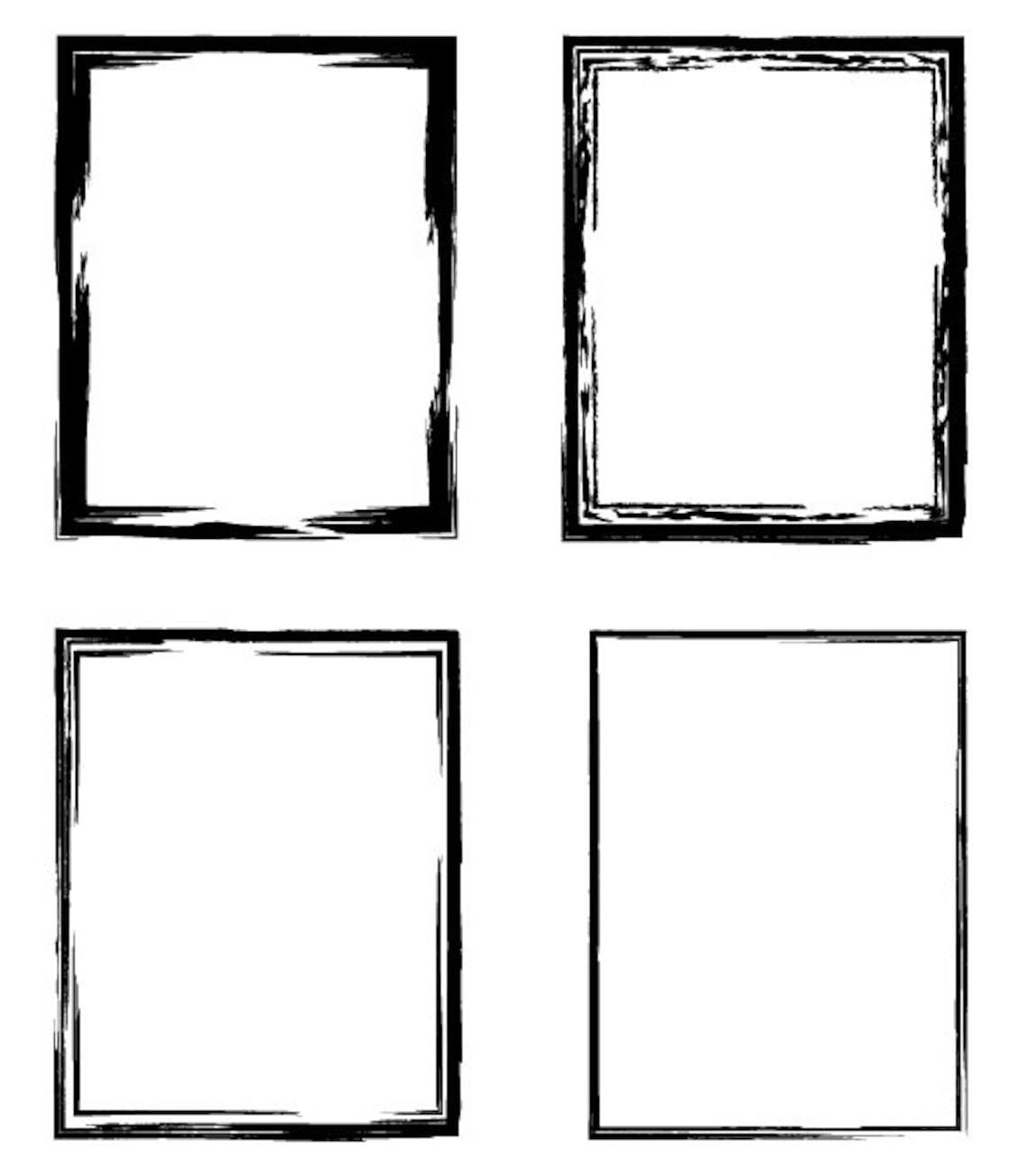 Grunge Frame Svg,distressed Frame Svg,png,square Frame Svg,frame ...