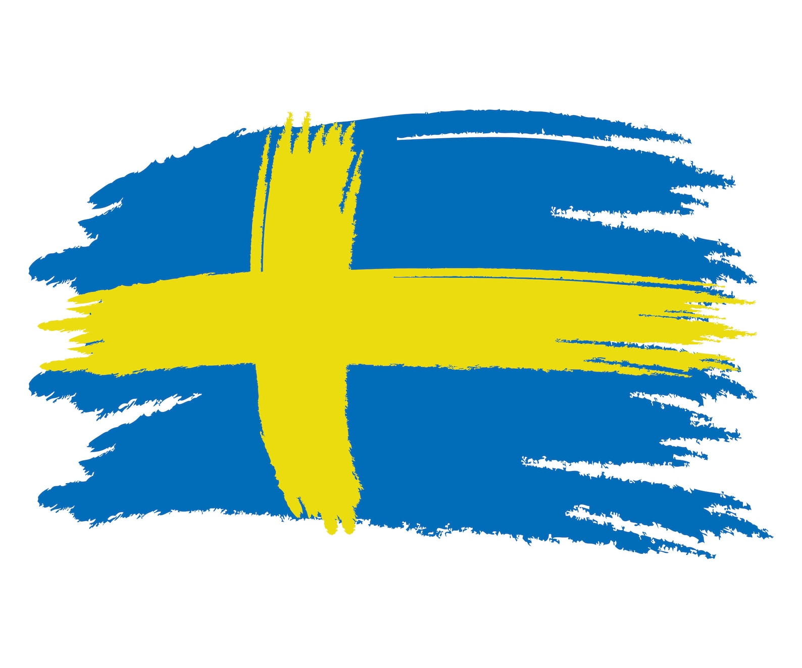 Sweden Flag Svg, Distressed Swedish Flag Svg, Swedish Flag Svg, Sweden ...