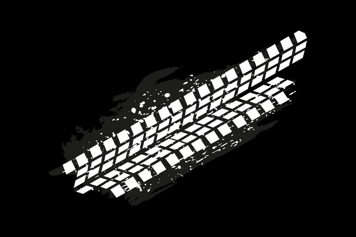 Tire Tracks Svg Tyre Tracks Svg File Car Wheel Tire Print - Etsy Canada