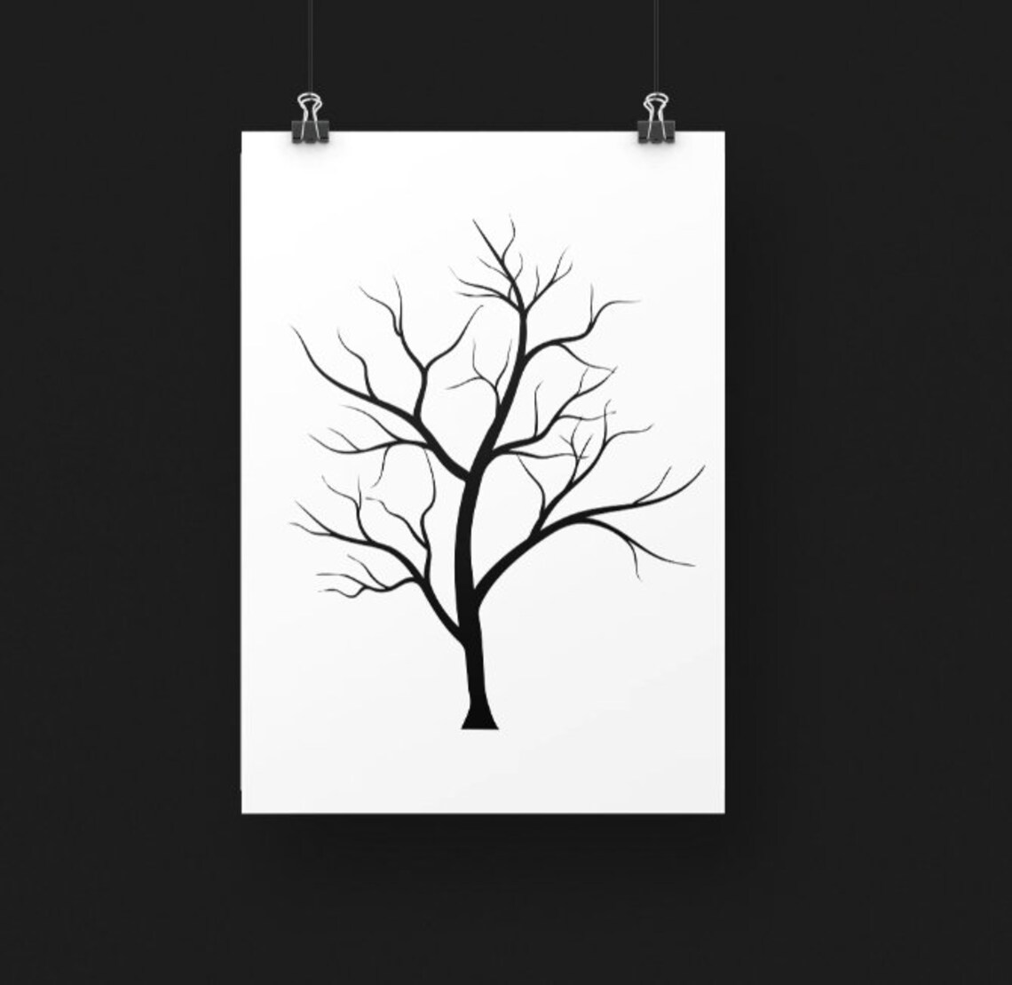 Bare Tree Svg Tree With No Leaves Silhouette Tree Svg - Etsy