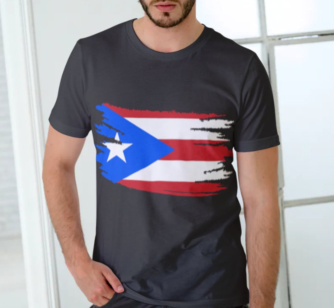 Puerto Rico Flag Svg Puerto Rican Flag Shirt Distressed Flag - Etsy