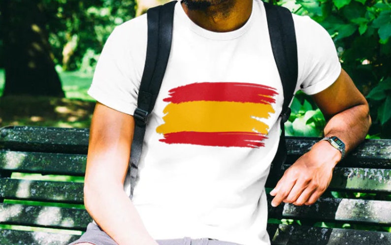 Flag Spain Svgspain Country Svgspanish Nation Flag Svgspain - Etsy