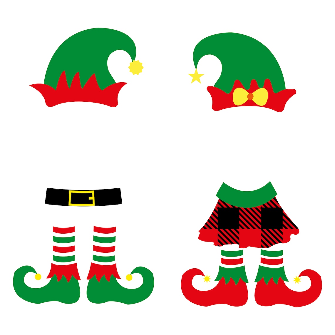 Christmas Elfs Svg Elf Svg Elf Boy Svg Elf Girl Svg Elf - Etsy Canada