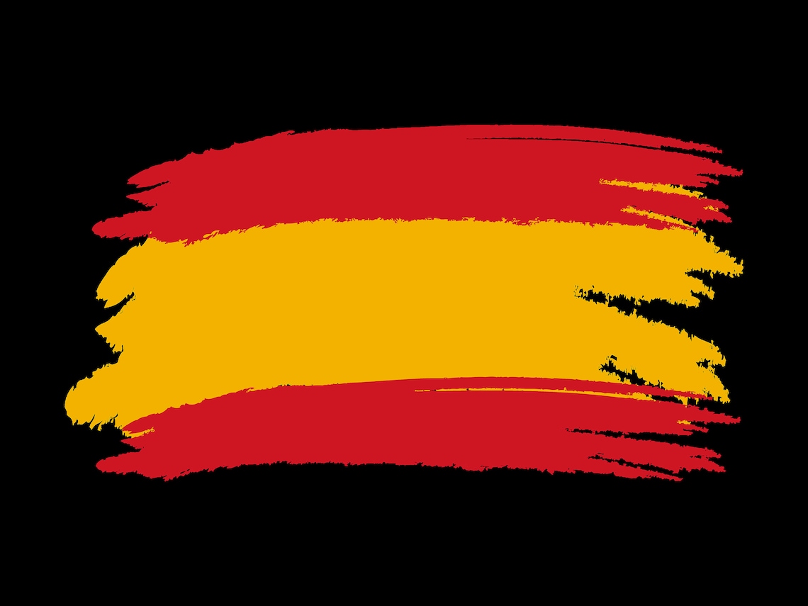 Flag Spain Svg,spain Country Svg,spanish Nation Flag Svg,spain Flag ...