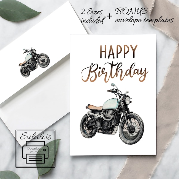 Motorcycle Cards - Etsy