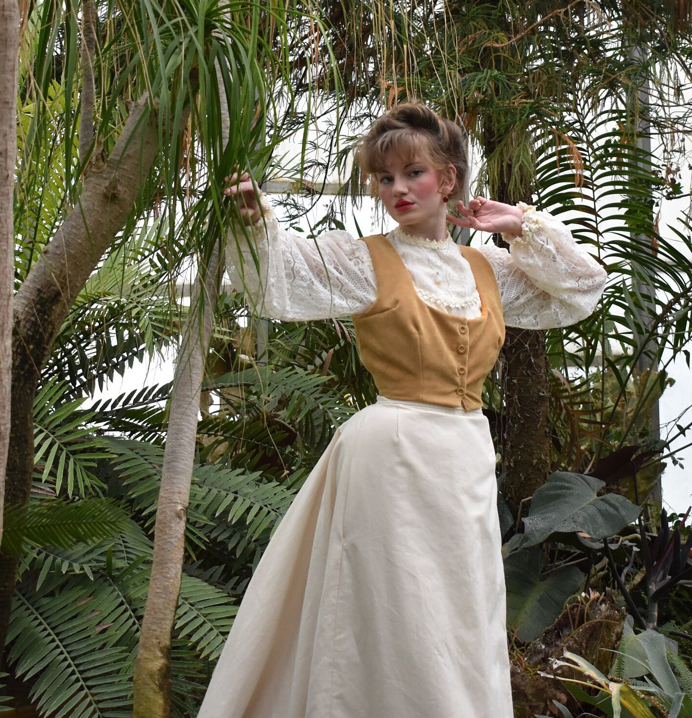 The Giza Skirt, 1890 Fan-skirt - Etsy