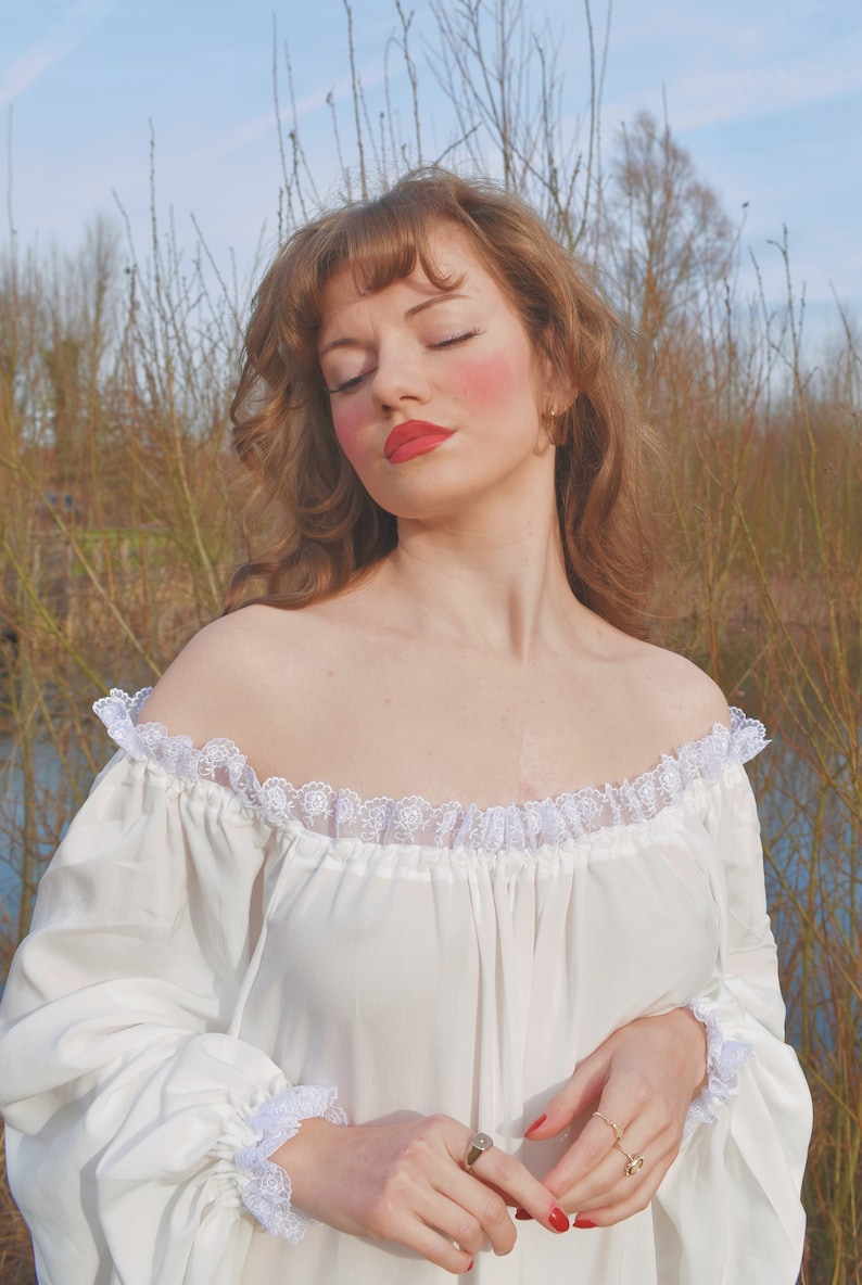 Eirwen Chemise, Medieval / Renaissance Shift, Princess Nightgown - Etsy