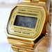 CASIO Black/gold A168WG Original Digital Illuminator Watch Casio Alarm ...