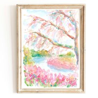 Custom Watercolor Wedding Venue Map: Aerial Farm Illustration - Etsy