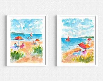 Beach Scene Prints - Etsy
