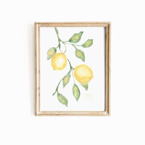 Set of 6 Amalfi Italian Coast Watercolor Prints Italy Lemons Print ...