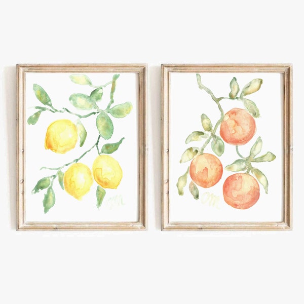 Citrus Print - Etsy