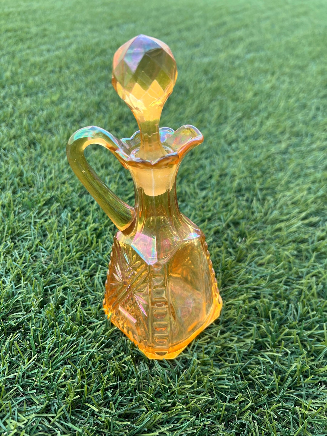 Vintage Marigold Gold Cruet/absolutely Stunning - Etsy