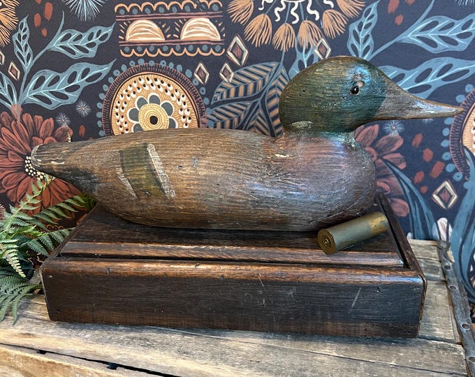 Vintage Ducks Unlimited Decoy Mason Mallard Duck Storage Box - Etsy